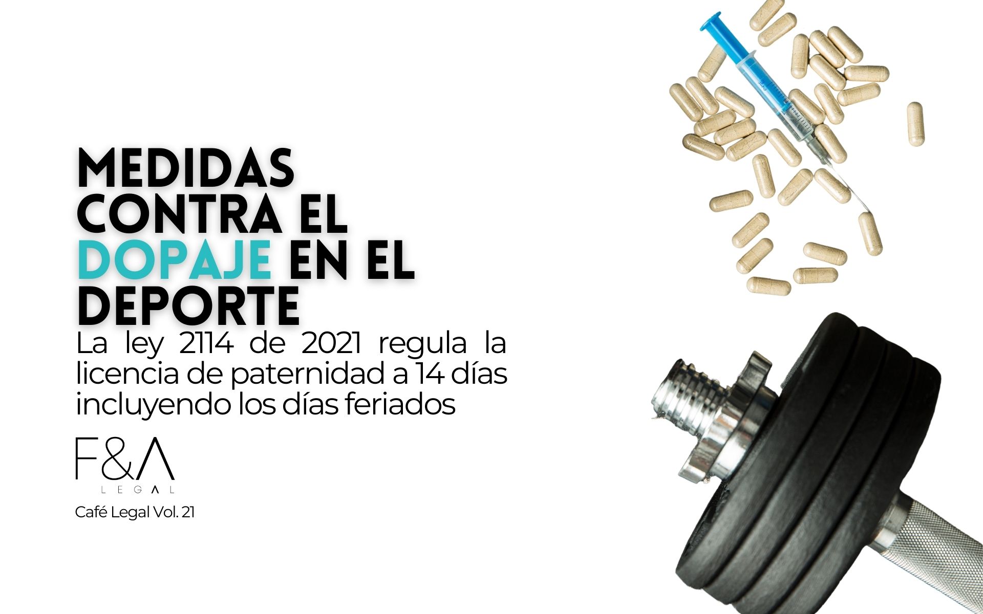 Ajustan medidas contra el dopaje en el deporte. - FyA Legal